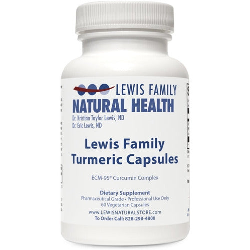 Lewis Family Turmeric Capsules (60 caps) - LewisNaturalStore.com
